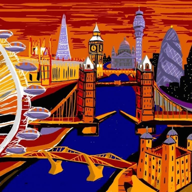 London Past Present - Welsh Artist Christopher Langley
